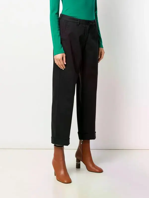Woolrich Cropped Stretch Cotton Trousers