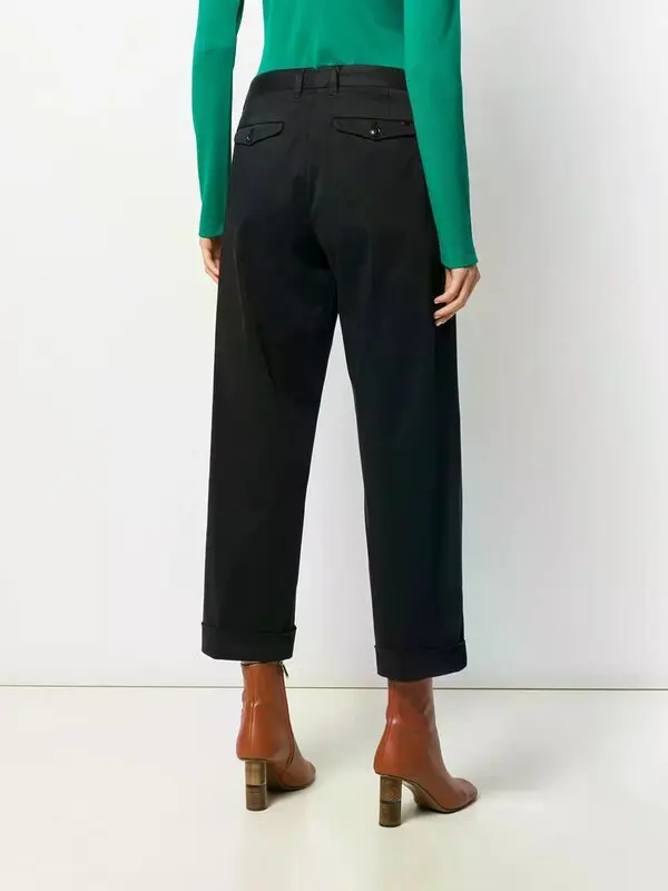 Woolrich Cropped Stretch Cotton Trousers