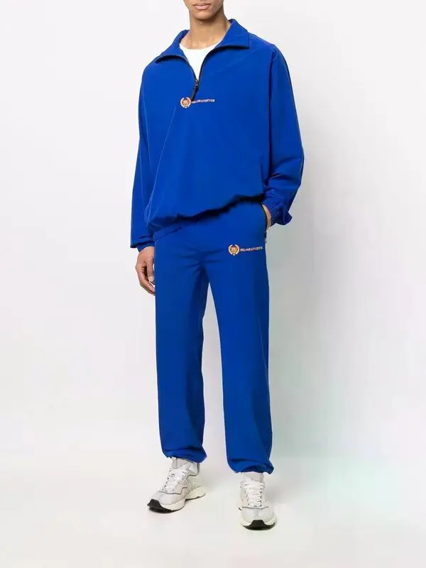 BEL-AIR ATHLETICS Embroidered Logo Zip-up Pullover Jacket
