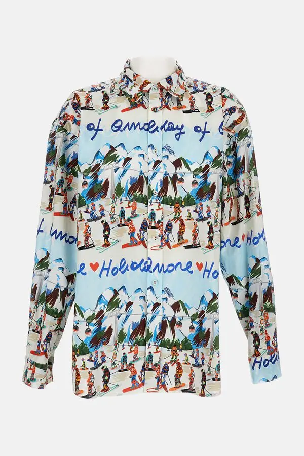 ALESSANDRO ENRIQUEZ Printed Cotton Shirt - Multicolor