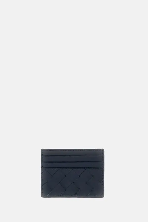 Bottega Veneta Portacarte Intrecciato - Blu