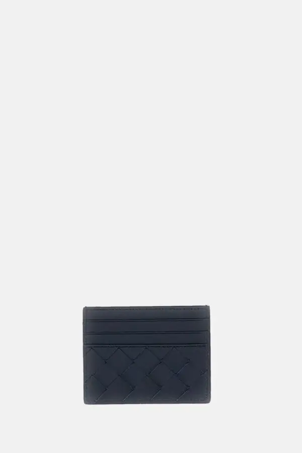Bottega Veneta Intrecciato Card Holder - Blue