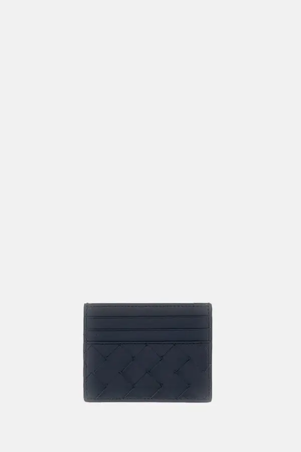 Bottega Veneta Intrecciato Card Holder - Blue