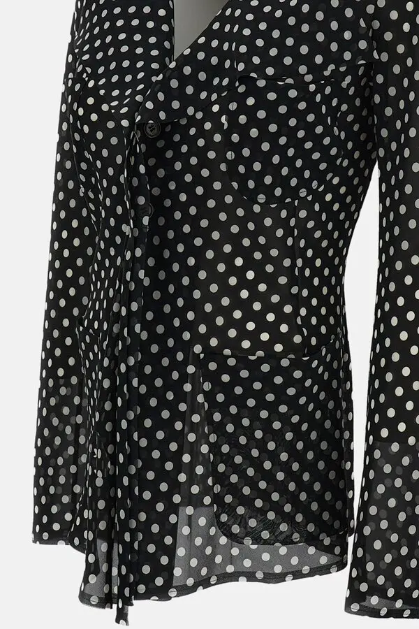 Junya Watanabe Polka Dot Single-breasted Blazer