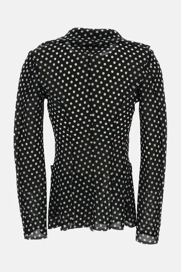Junya Watanabe Polka Dot Single-breasted Blazer - Nero