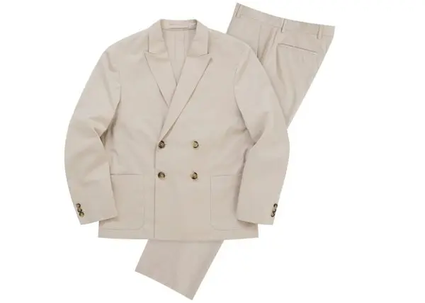 Supreme Sea Island Cotton Suit - Stone