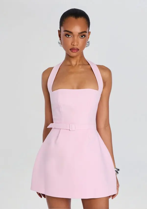 SANS FAFF Halter Mini Bubble Dress