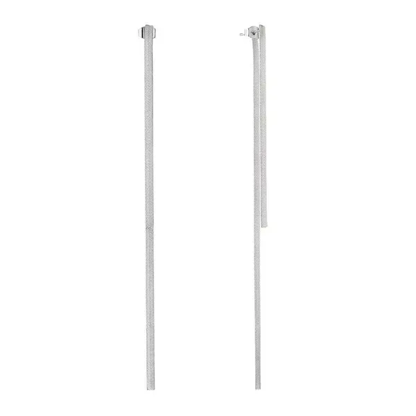 TAMI&TAMI Ten Sixty Four Studio Vintage Chain Drop Earrings - Silver