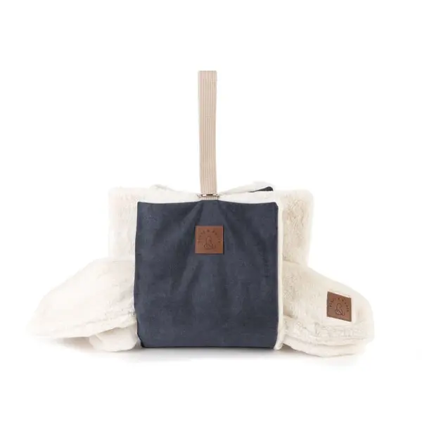 FLUFF & BOOTS Signature Set - Blue/white