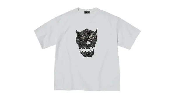 THUG CLUB Graphic Skull T-shirt - White