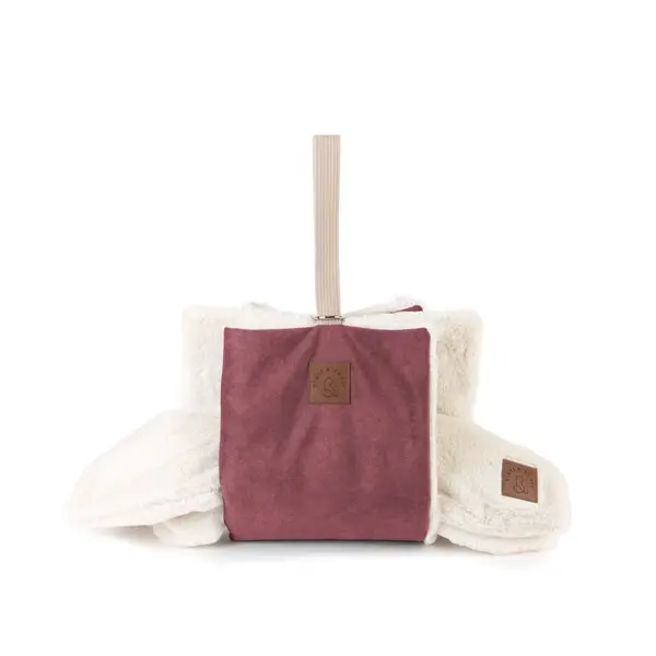 FLUFF & BOOTS Signature Set For Cats Deep Ruby - Red/white
