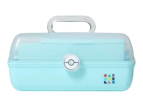 POKEMON X Target Caboodles Case - Clear Sparkle/light Blue