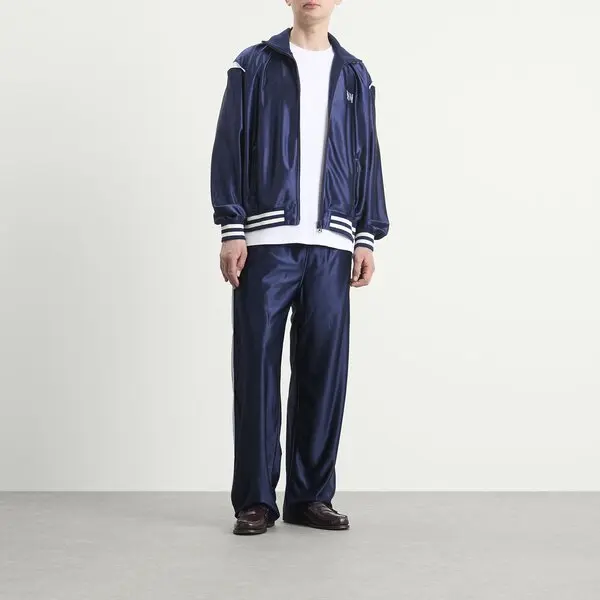 Needles Sateen Track Pants - Navy
