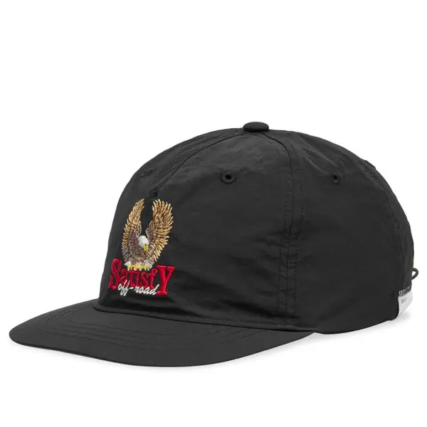 Satisfy Flitesilk 5 Panel Pinch Cap - Black