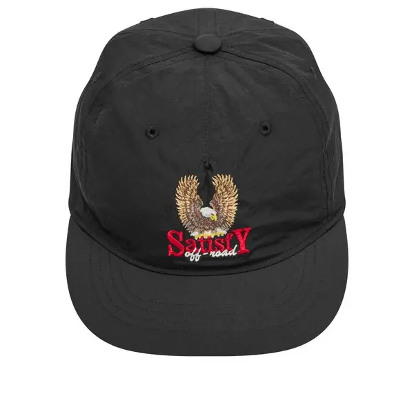 Satisfy Flitesilk 5 Panel Pinch Cap - Black