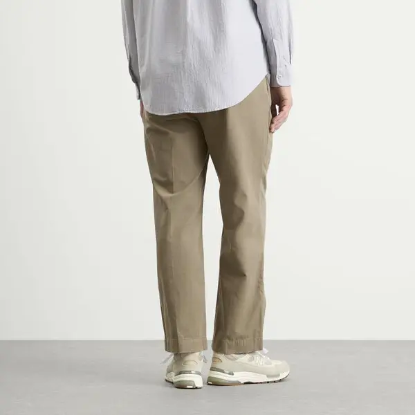 KHAKIS Slub Common Pleated Trousers