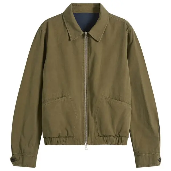 DRAKE'S Reversible Cotton Blouson