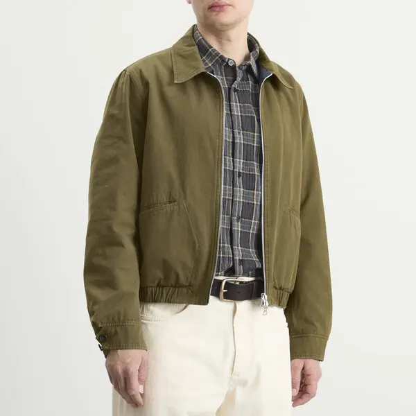 DRAKE'S Reversible Cotton Blouson