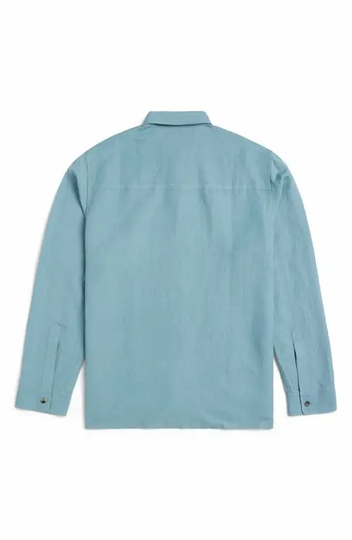 AUTO-REPLY™ Andrew Solid Linen Blend Button-up Shirt