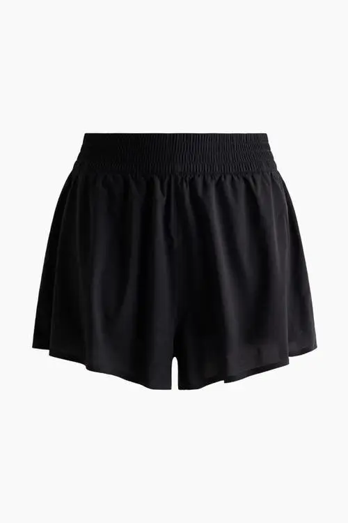 H&m Double-layered Sports Shorts - Black