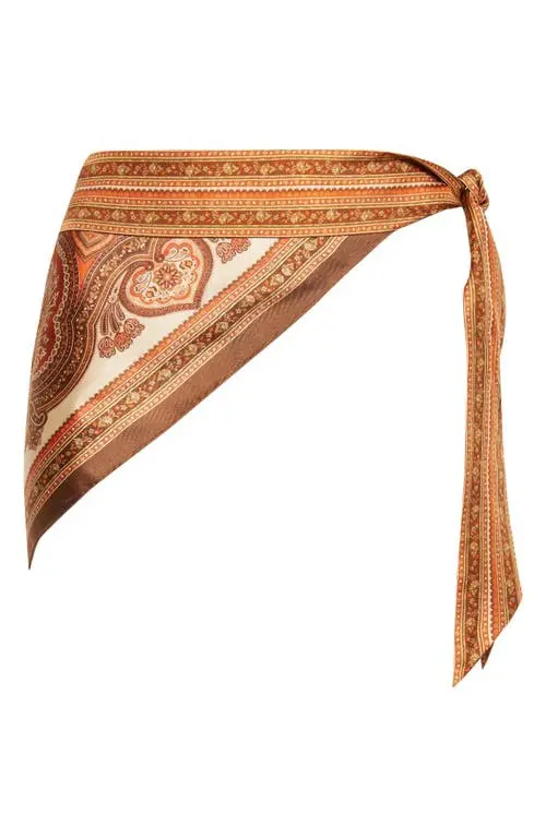 Zimmermann Mahon Bikini Bottoms - Tangerine Paisley