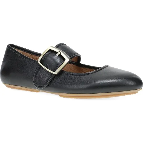 Dansko Matilda Mary Jane Flat - Black