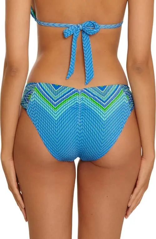 BECCA By Rebecca Virtue Triangle Bikini Top With Metallic Finish
