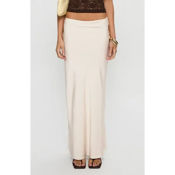 Princess Polly Haley Satin Maxi Skirt