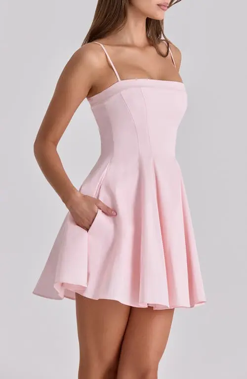 House Of Cb Fit & Flare Mini Dress - Pink | Editorialist