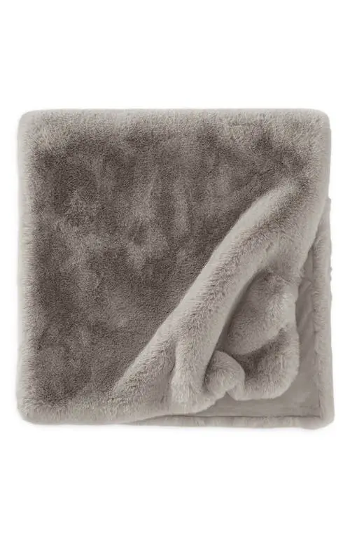 SUNDAY CITIZEN Faux Fur Bed Runner - Grey