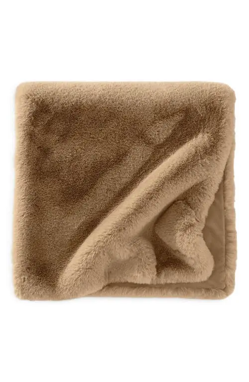 SUNDAY CITIZEN Faux Fur Bed Runner - Tan