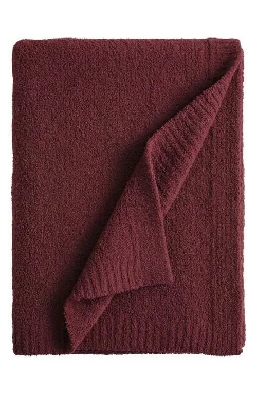 SUNDAY CITIZEN Snug Lap Throw Blanket - Cherry Lacquer