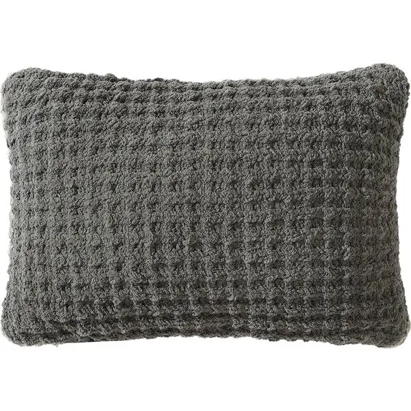 SUNDAY CITIZEN Snug Mini Waffle Accent Pillow - Granite