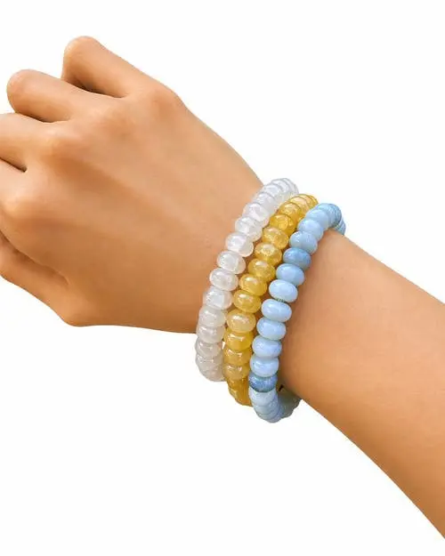 ERIN MCDERMOTT JEWELRY Sun And Sky Bracelet Stack - Blue