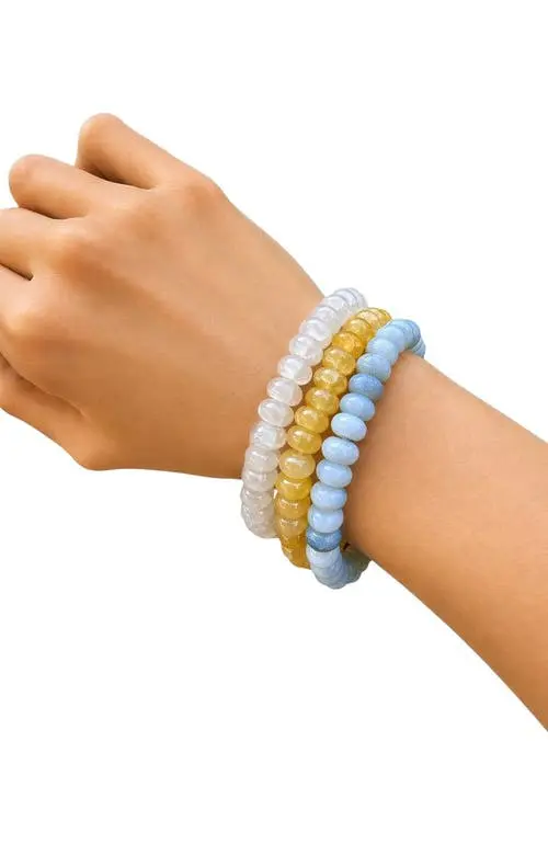 ERIN MCDERMOTT JEWELRY Sun And Sky Bracelet Stack - Blue