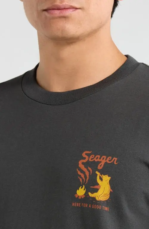 SEAGER CO Smokey Graphic Print Cotton T-shirt