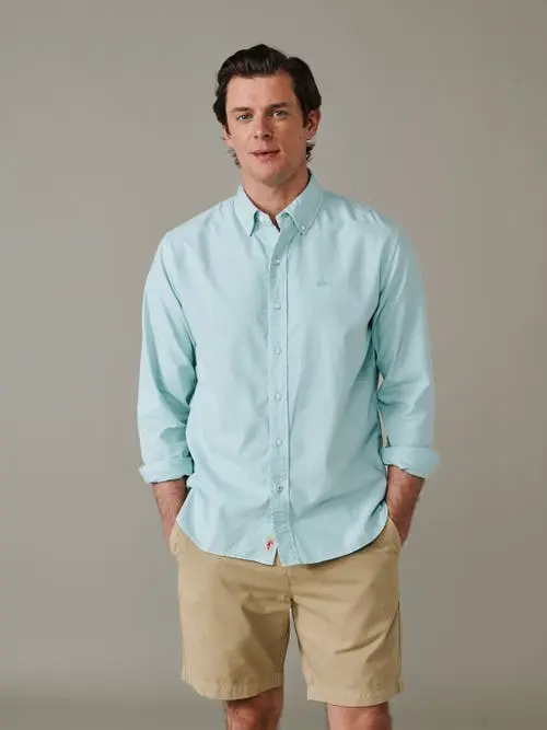 Aubin Horkstow Lightweight Oxford Shirt - Mint