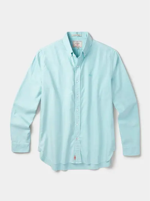 Aubin Horkstow Lightweight Oxford Shirt - Mint