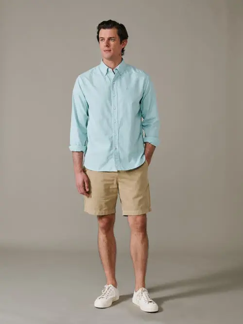 Aubin Horkstow Lightweight Oxford Shirt - Mint