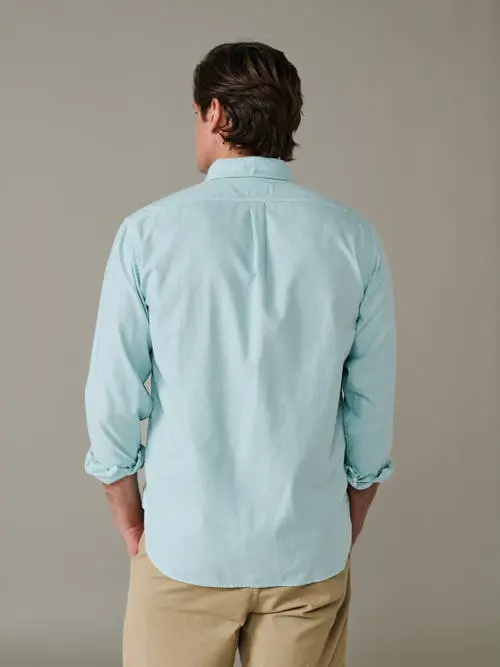 Aubin Horkstow Lightweight Oxford Shirt - Mint