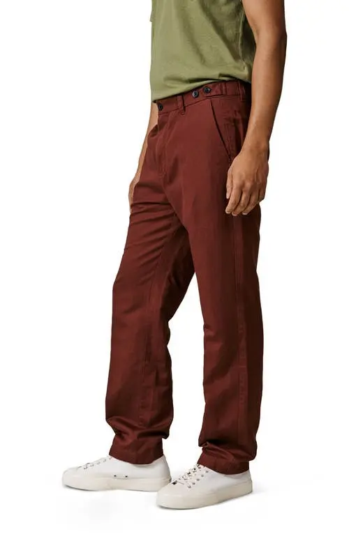 AUBIN Pasmore Slim Leg Suit Trousers - Brown