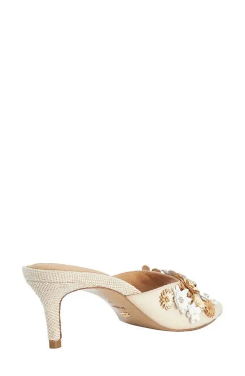 Dune London Maizy Kitten Heel Slide Sandal - Ecru