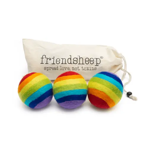 FRIENDSHEEP Wool Dryer Balls Xl Set Of 3 - Disco Rollers