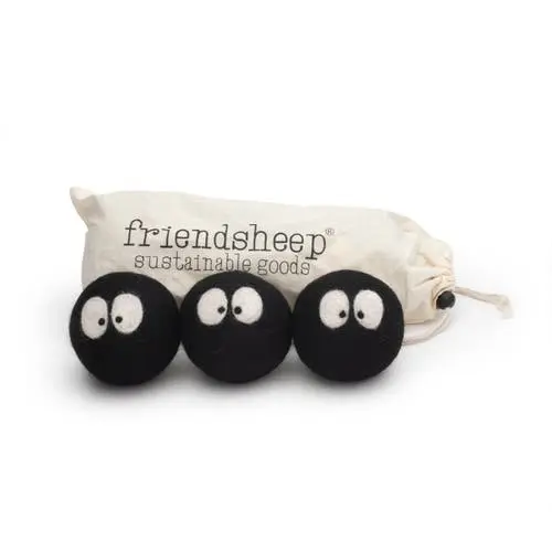 FRIENDSHEEP Wool Dryer Balls Xl Set Of 3 - Laundry Sprites