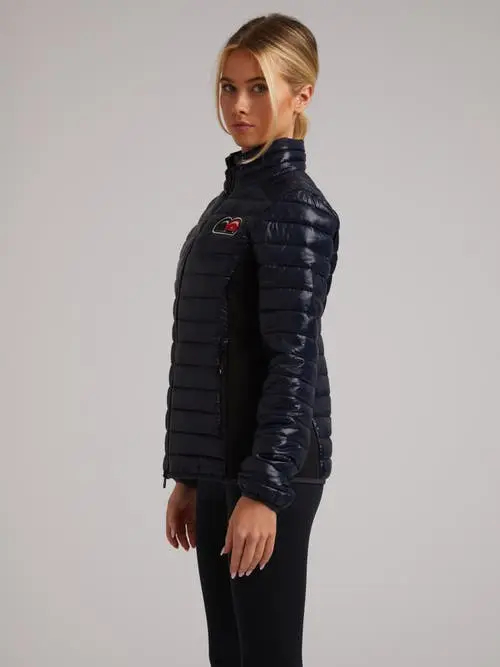 JACK1T Sport Lite Funnel Neck Padded Jacket - Navy