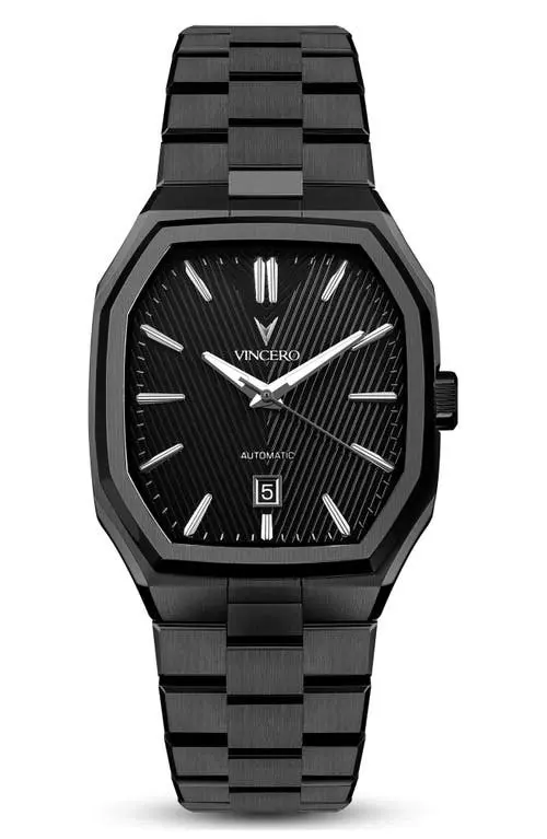 VINCERO Inception Shift Automatic Bracelet Watch - Black