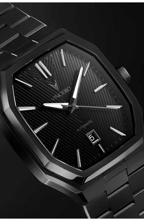 VINCERO Inception Shift Automatic Bracelet Watch - Black