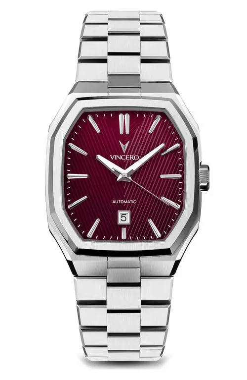 VINCERO Inception Shift Automatic Bracelet Watch - Red