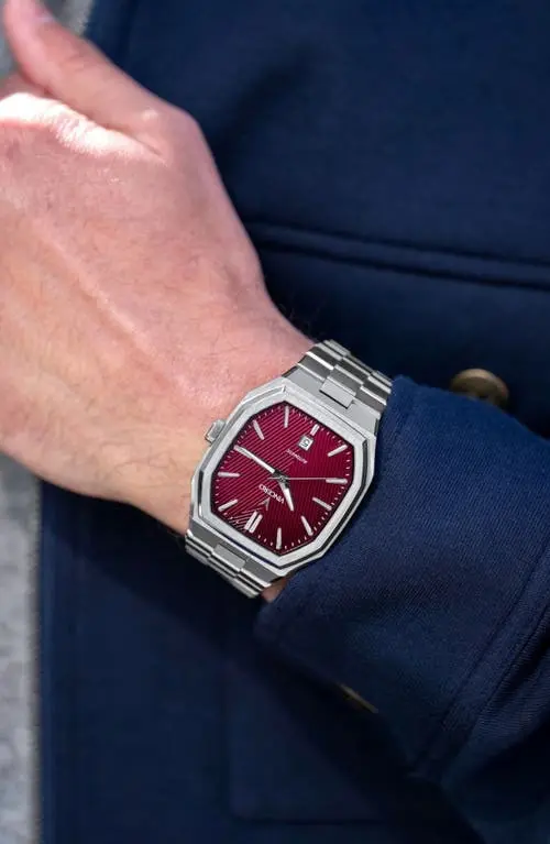 VINCERO Inception Shift Automatic Bracelet Watch - Red