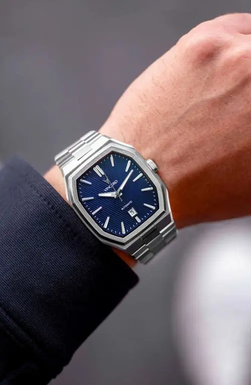 VINCERO Inception Shift Automatic Bracelet Watch - Blue